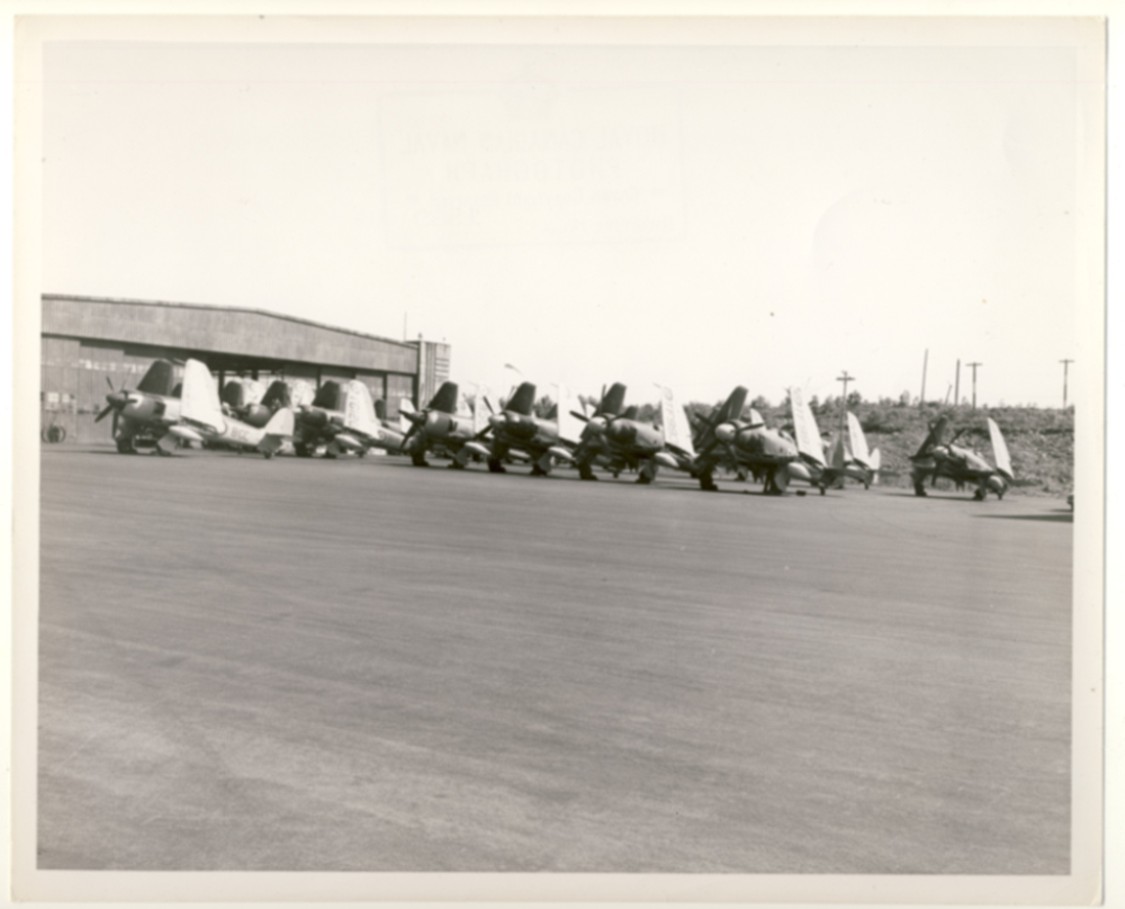 RCN Photograph of Airplanes on Tarmack at Naval Air Station [CFB ...