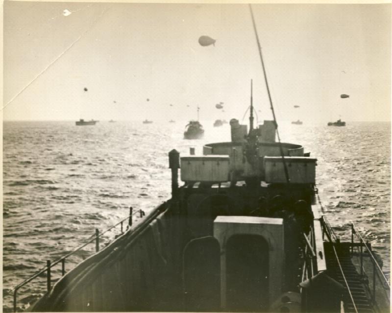 Collection of 8 Royal Canadian Navy photographs taken between Jan-June ...